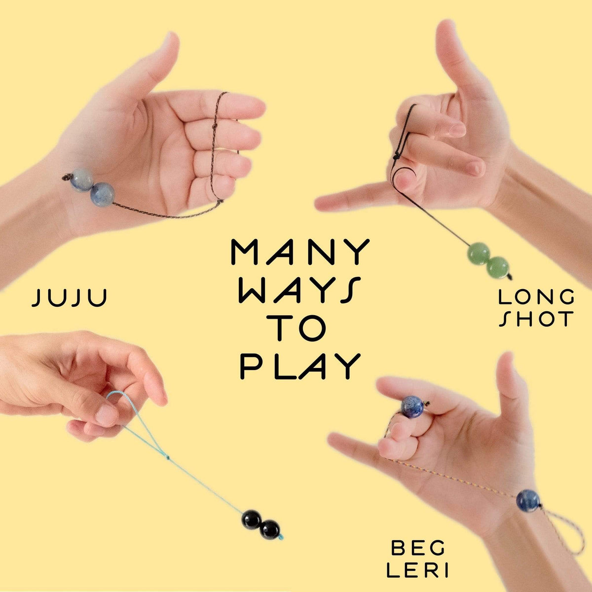 Juju Crystal Multi Toy | Begleri Longshot Bracelet Pendulum – Bonsai ...